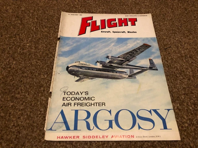 AC52 FLIGHT INTERNATIONAL Magazine Cover Page 11X8 Hawker Siddeley ...