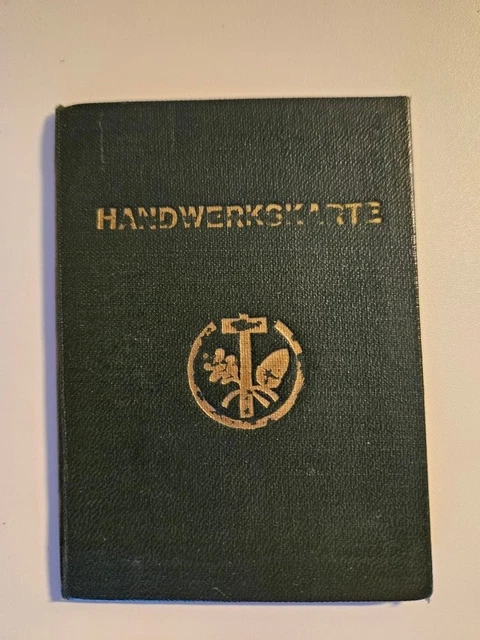 DDR HANDWERKSKARTE KARL-MARX-STADT 1959 - Handwerkskammer, Einträge ...