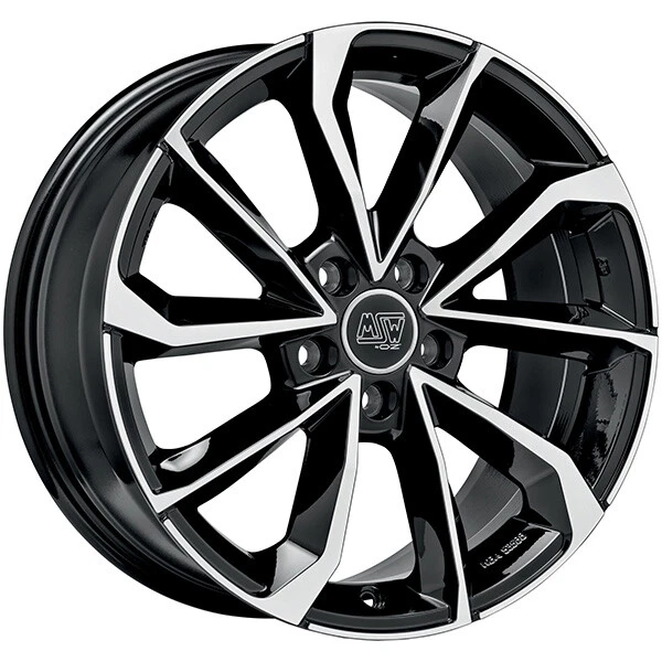 ALLOY WHEEL MSW Msw 42 For Honda Cr-Z 8X18 5X114.3 Gloss Black Full ...