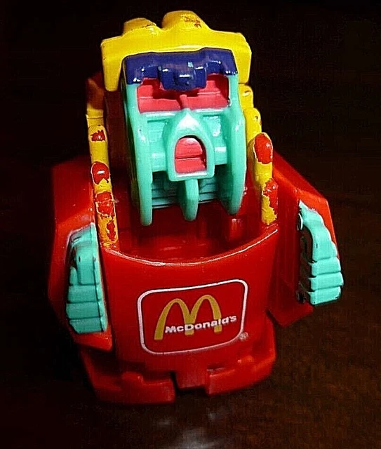 VINTAGE 1987 MCDONALD'S Changeables French Fries/Transformer Happy ...