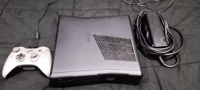 MICROSOFT XBOX 360 Slim RGH 3 250GB Console (Trinity 4GB) w Controller ...