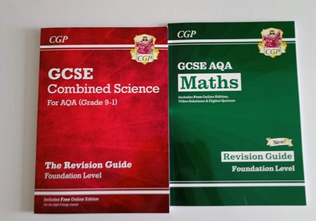 REVISION GUIDES AQA GCSE Combined Science And Maths Foundation. £27.73 ...