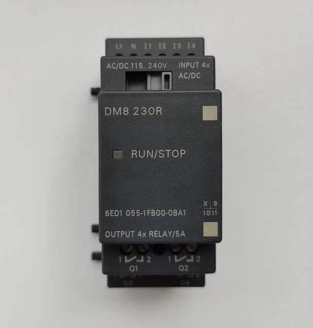 SIEMENS LOGO! DM8 230R Erweiterungsmodul 6ED1055-1FB00-0BA1 EUR 89,00 - PicClick DE