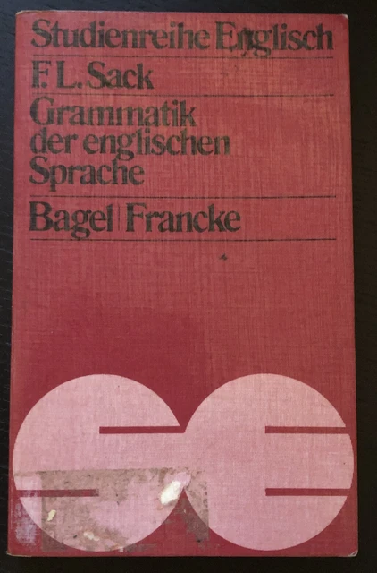 GRAMMATIK DER ENGLISCHEN Sprache Bd. 7. | Buch | Zustand sehr gut EUR 7 ...