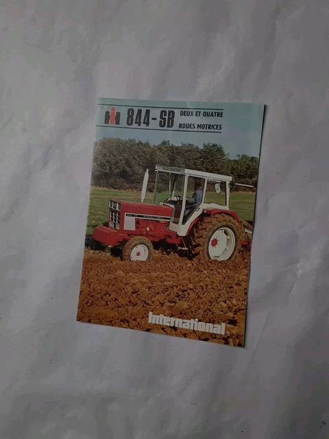 PROSPECTUS TRACTEUR INTERNATIONAL IH 844 SB EUR 10,00 - PicClick FR