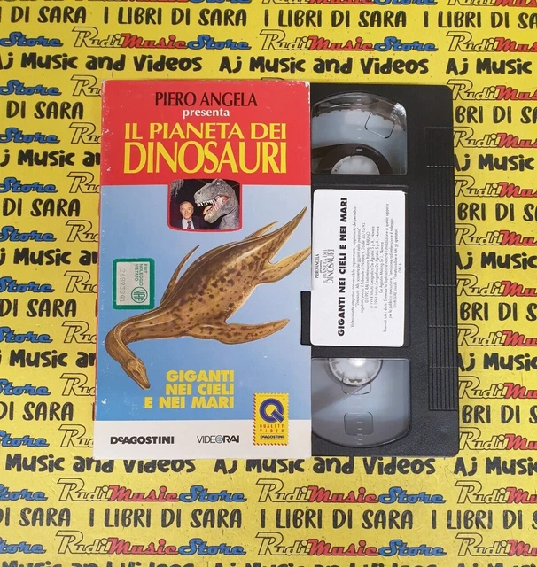 VHS CARTONATA PIERO ANGELA DINOSAURI GIGANTI NEI CIELI E NEI MARI 1994 ...