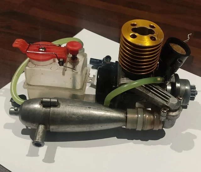 KYOSHO GX15 ENGINE, Exhaust, Fuel Tank from Kyosho PureTen Alpha GX-15 ...
