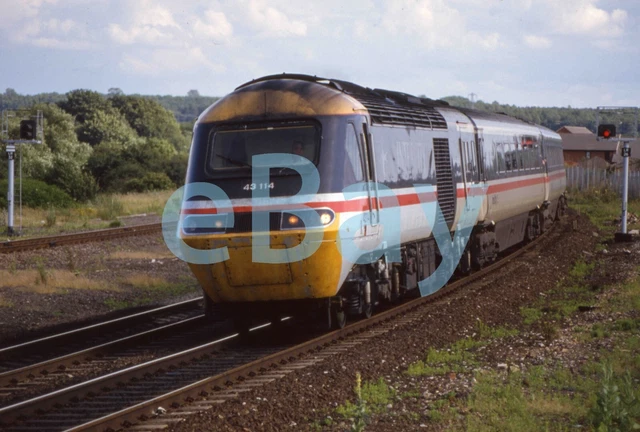 35MM RAILWAY SLIDE of Class 43 HST 43114 @ Wellingborough Copyright to ...