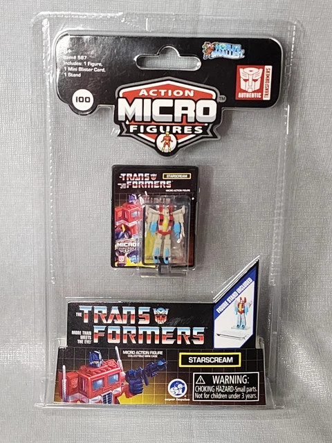 WORLD'S SMALLEST TRANSFORMERS STARSCREAM 1.25" Micro Action Figure ...