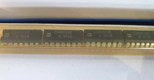 25 X ORIGINAL Harris CD4001BE CD4001 CMOS Quad 2-Input NOR Gate IC (EJ1-284) £9.99 - PicClick UK