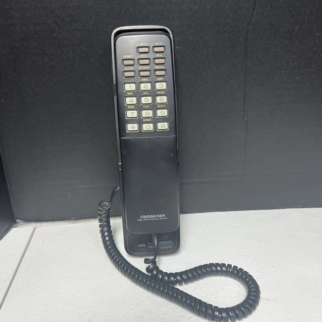 VINTAGE SOUNDESIGN HIGH PERFORMANCE SERIES 7345BLK Phone Untested £36. ...