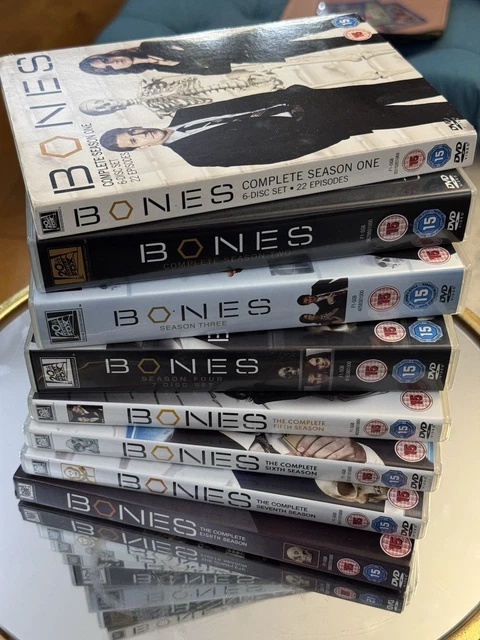 BONES COMPLETE DVD Box Set Seasons 1-8 TV Series - David Boreanaz £13. ...