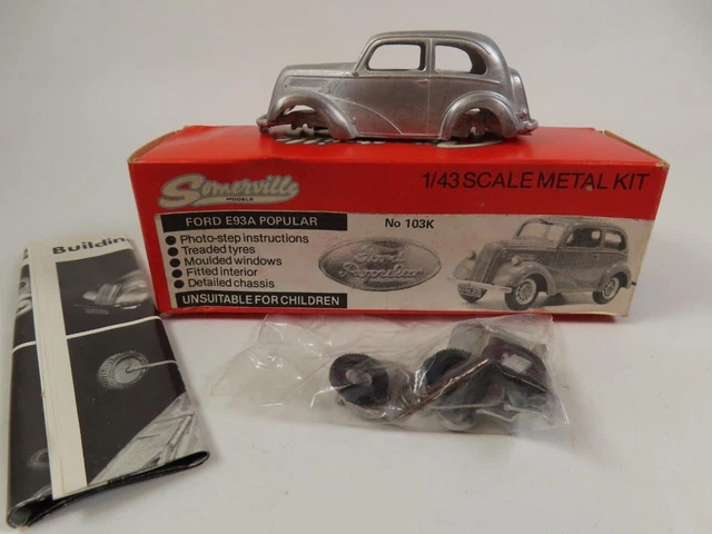 SOMERVILLE MODELS NO.103K Ford E93A Popular Kit, 1/43, MIB! £30.00 ...