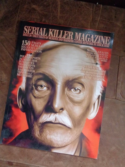 SERIAL KILLER MAGAZINE Murder Madness True Crime Artwork No.20 Rare Ed ...