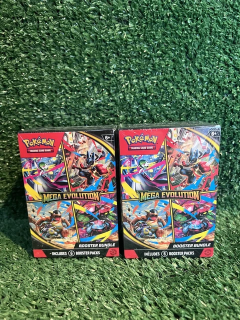 POKÉMON TCG MEGA Evolution Booster Bundle (6 Packs) x2 £85.96 - PicClick UK