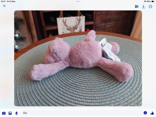 JELLYCAT TINY SMUDGE Hippo Plush Toy Soft Lilac New with Tags Genuine £ ...