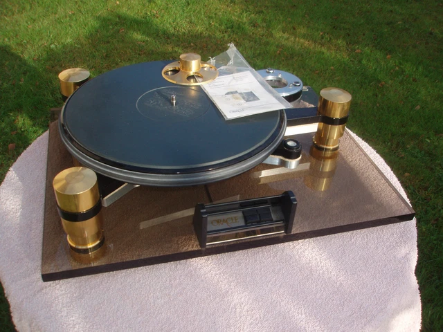 ORACLE DELPHI TURNTABLE MKII.7 Gold/Black Double Subchassis + DIY ...
