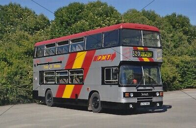 BUS PHOTO PMT Photograph Picture 757 Leyland Olympian G757Xre Crewe ...