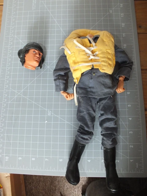 VINTAGE ACTION MAN RAF Pilot Palitoy uniform, CPG figure1978 Please ...