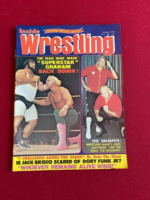 1974, SUPERSTAR BILLY Graham , "Inside Wrestling" Magazine (Scarce ...