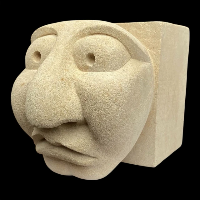 GROTESQUE CARVED BY Hand In Maltese Limestone Gargoyle Stone Carving £ ...