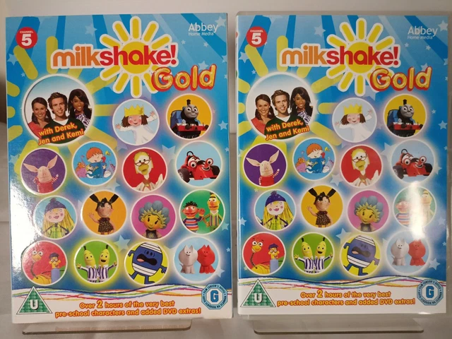 MILKSHAKE GOLD REGION 2 DVD Channel 5 UK 2011 144mins Preschool TV Show ...
