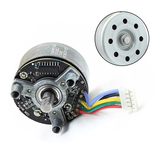 38MM BLDC MOTOR Five-wire Connector No-load Current 0.29A High Torque ...