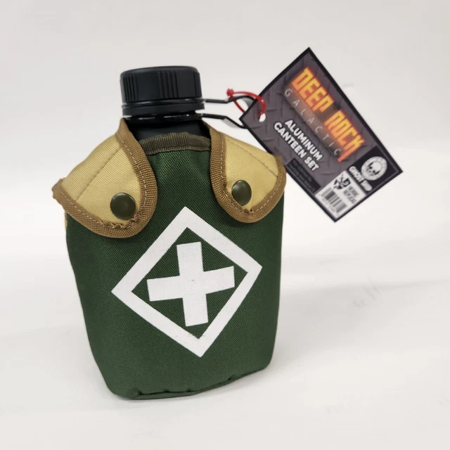 DEEP ROCK GALACTIC Aluminum Canteen Set 1L Liter Water Drink Bottle ...