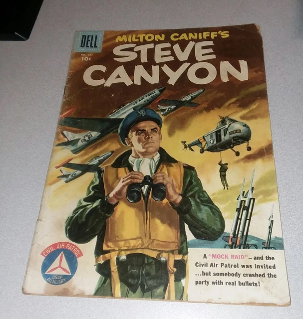 MILTON CANIFF'S STEVE Canyon 1956 Dell Four Color Comics #737 strip ...