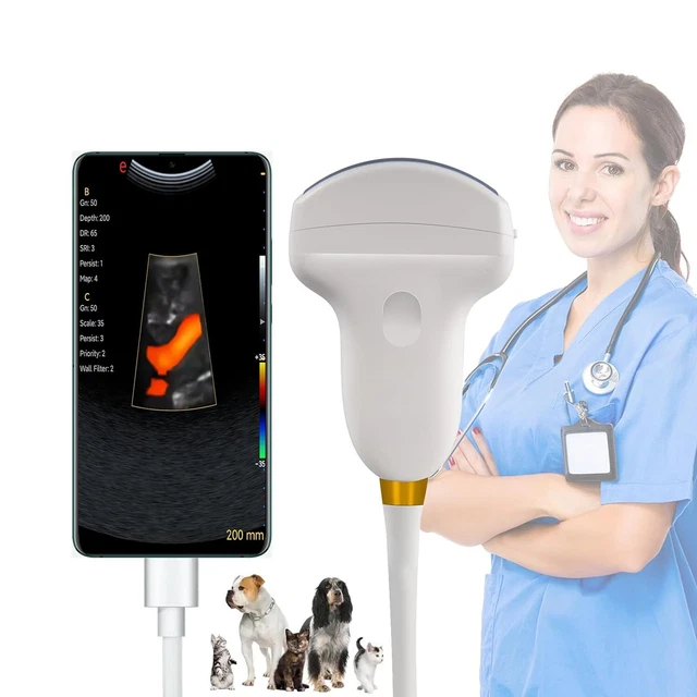VETERINARY ULTRASOUND SYSTEM Portable Vet Ultrasound Machine Scanner ...