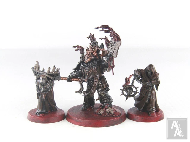 (3141) DARK APOSTLE & Disciples Chaos Space Marines 40k 30k Warhammer £ ...