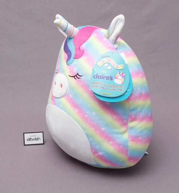SQUISHMALLOWS EXCLUSIVE CLARISSA The Rainbow Unicorn 12 Inch Supercute ...