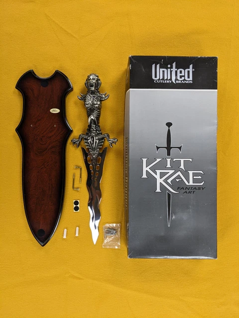 UNITED CUTLERY KIT Rae K1 Medusa Dagger EUC $69.99 - PicClick