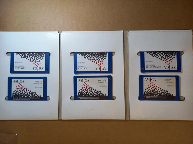 ORIGINAL AMIGA 1200 3.1 Workbench Disk Set Escom £40.00 - PicClick UK