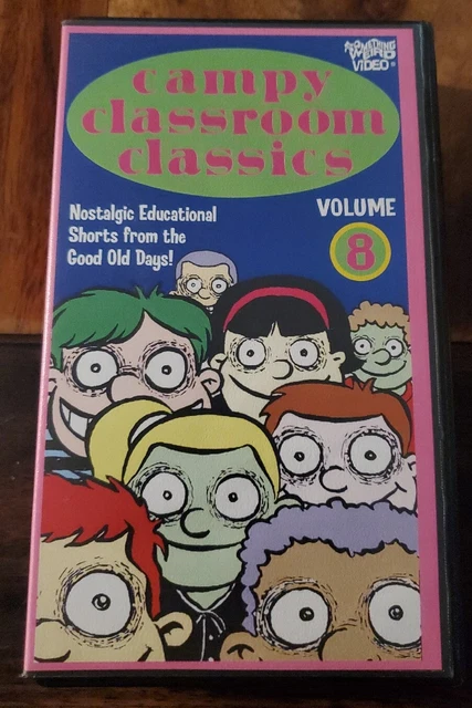 Campy Classroom Classics Volume 8 Vhs Something Weird Vidéo Rare Oop
