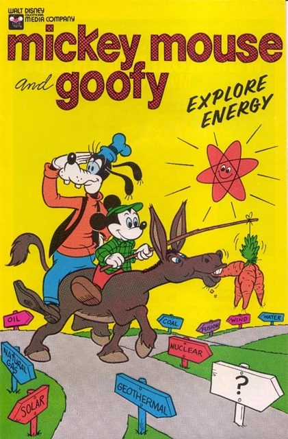 MICKEY MOUSE & GOOFY EXPLORE ENERGY... Walt Disney... 1976... TRES FIN+ EUR 4,33 - PicClick FR