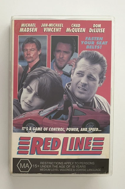 RED LINE [VHS] Home Cinema Big Box Ex-Rental Video Tape Chad McQueen ...