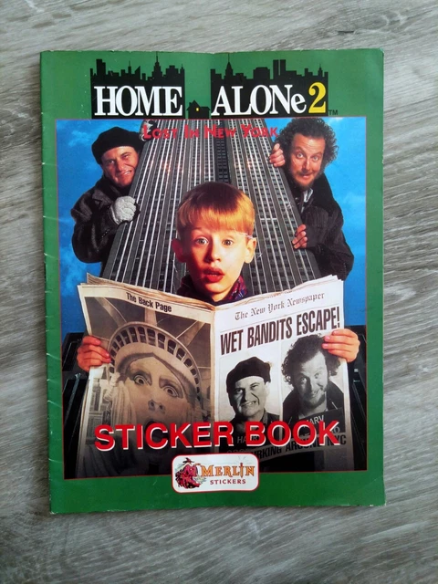 HOME ALONE 2 Sticker Album used Merlin 6 stickers vintage movie 1992 £ ...
