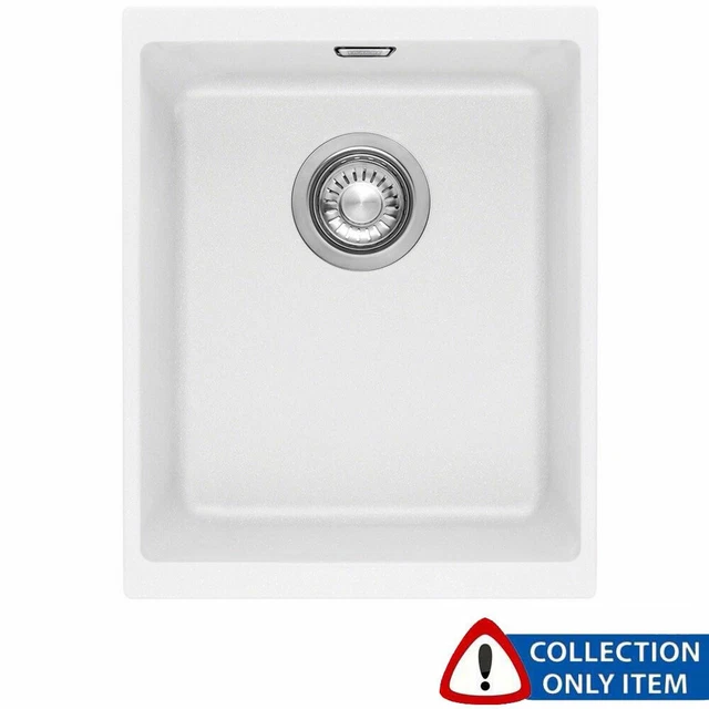 FRANKE SIRIUS 1 Bowl White Tectonite Undermount Kitchen Sink *Graded ...