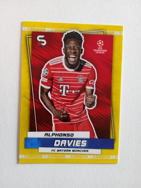 TOPPS UEFA SUPERSTARS 2023 COMMON BAYERN MUNCHEN DAVIES n 95 NEW EUR 1 ...