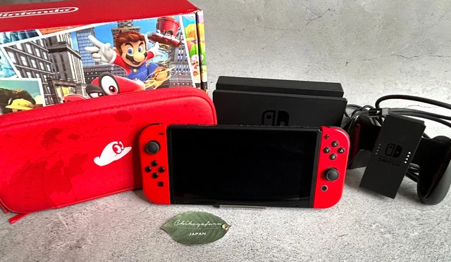 NINTENDO SUPER MARIO Odyssey Switch Set Console Red Limited Edition ...