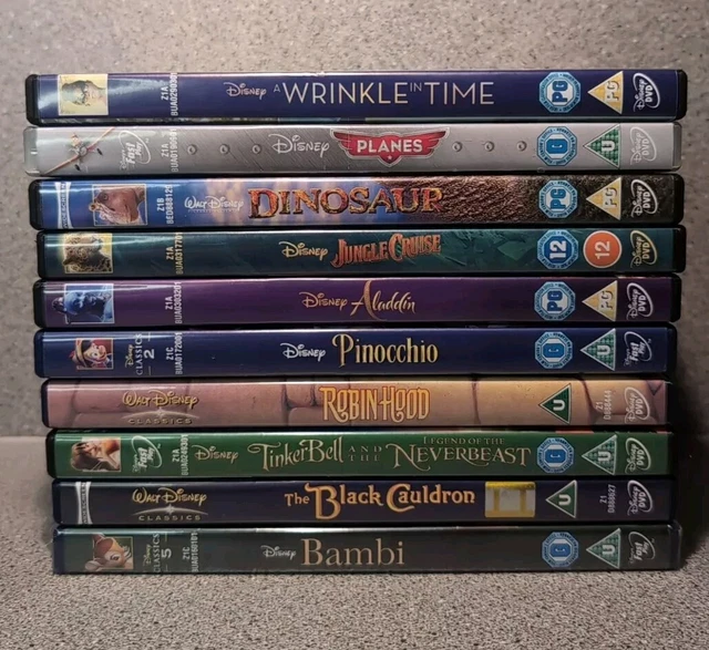 10 CHILDREN'S DVD Bundle Family Kids Job Lot Disney Classics Bambi Robin Hood £9.99 - PicClick UK