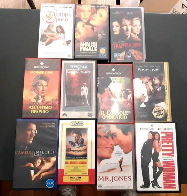 11 VHS LOTTO Richard Gere - Cult Film Vintage Originali O Ex Noleggio ...