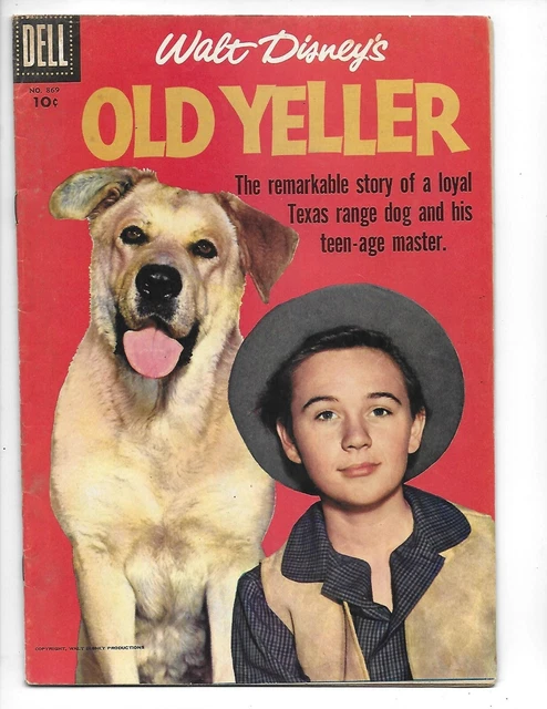 WALT DISNEY'S Old Yeller Four Color #869 £10.08 - PicClick UK