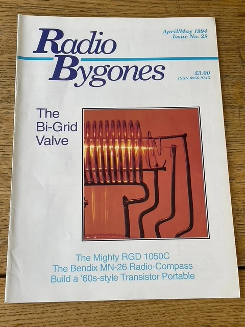 VINTAGE RADIO BYGONES Issue 28 Bi-Grid Valve Rgd 1050C Bendix Mn-26 ...