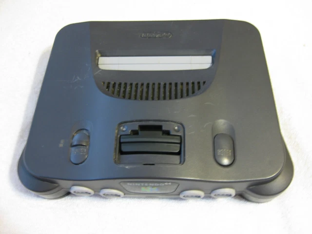 NINTENDO 64/ N64 Control Deck NUS-001 USA Console ONLY ~~WORKS GREAT ...