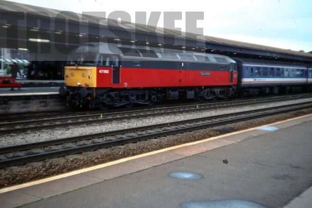 35MM SLIDE BR British Rail Diesel Loco Class 47 47582 c1992 Original £4.98 - PicClick UK
