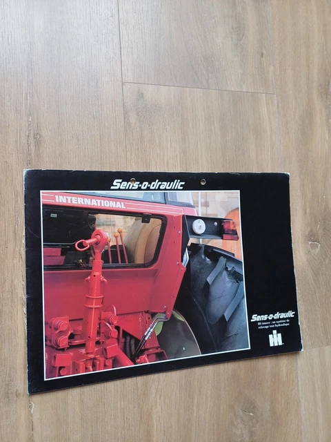 PROSPECTUS TRACTEURS RELEVAGE Ih Sens-O-Draulic Prospekt Traktor Case EUR 4,50 - PicClick FR