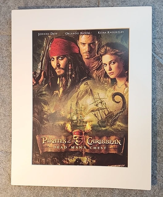 DISNEY PIRATES OF the Caribbean Lithograph Dead Mans Chest Movie ...