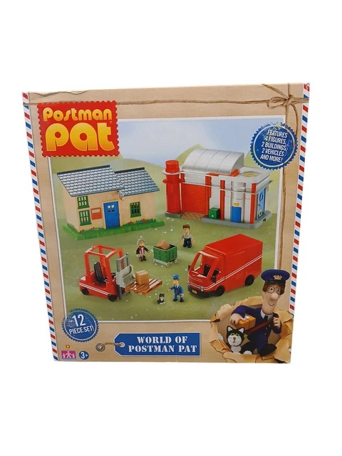 POSTMAN PAT PLAYSET - Post Office, Delivery Office, Van , Figures Etc ...